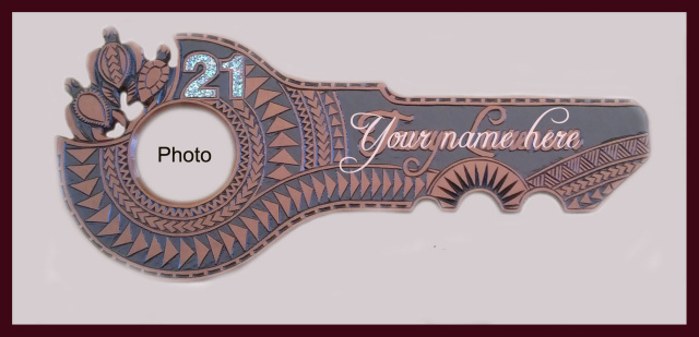 Pacific Carving House, Carved 21st keys, Samoan 21st key, Maori 21st ...