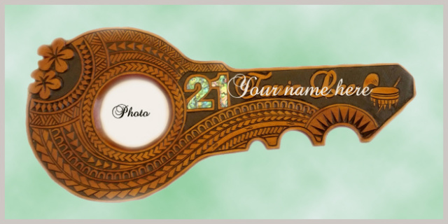 Pacific Carving House, Carved 21st keys, Samoan 21st key, Maori 21st ...